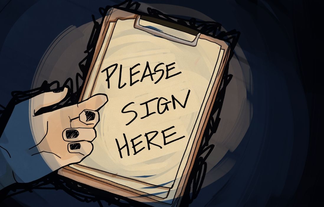 Please Sign Here - Details