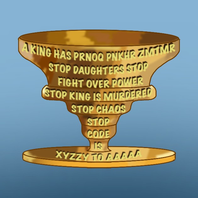 A king has Prnoq Pnkhr Zmtmr STOP daughters STOP fight over power STOP ...